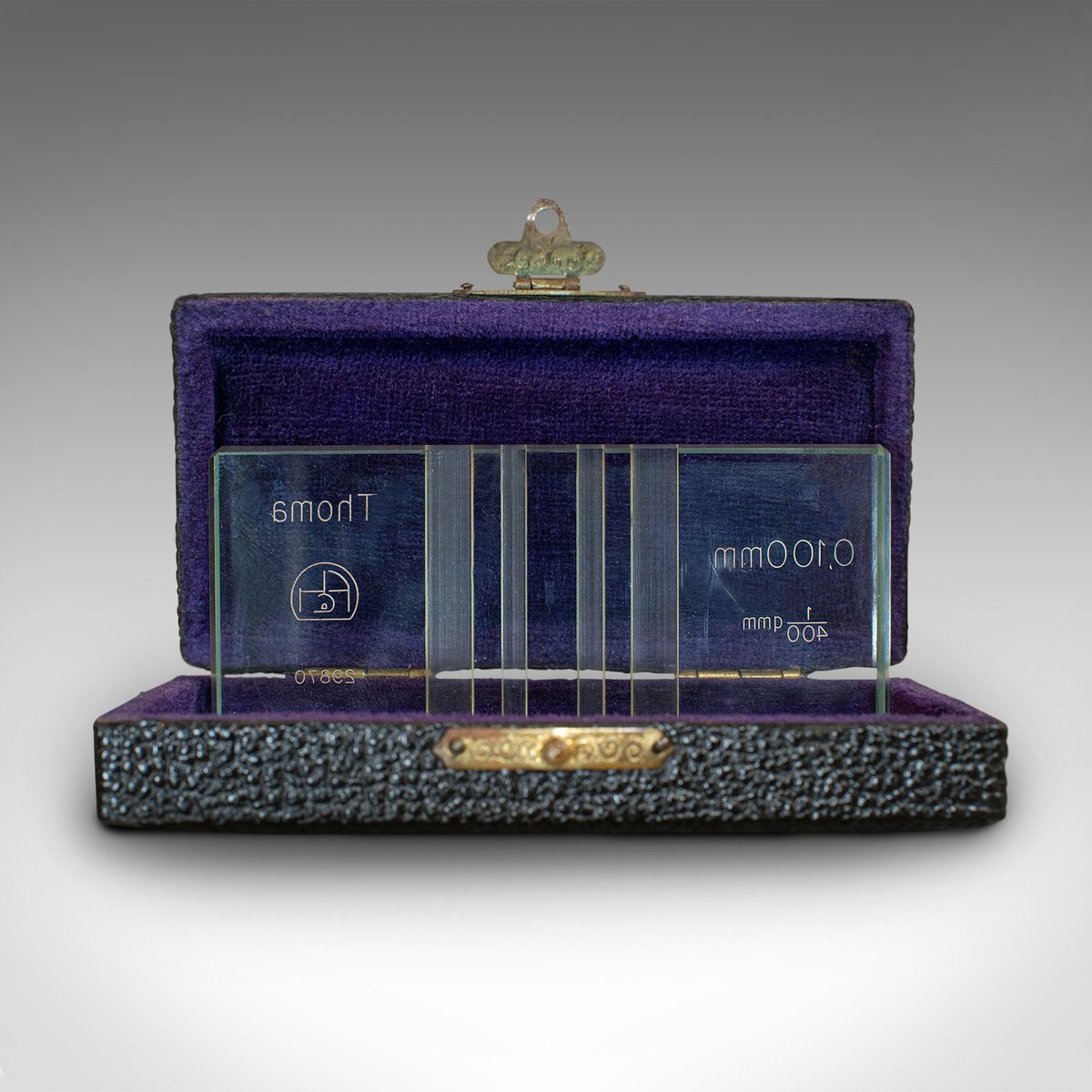 Vintage German Glass Cell Counting Slide from Franke and Heidecke ...