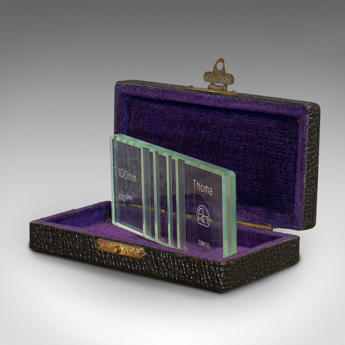 Vintage German Glass Cell Counting Slide from Franke and Heidecke ...