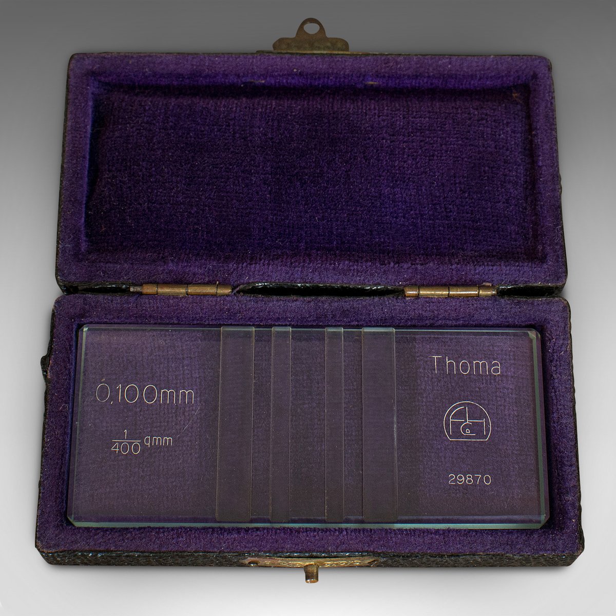 Vintage German Glass Cell Counting Slide from Franke and Heidecke ...