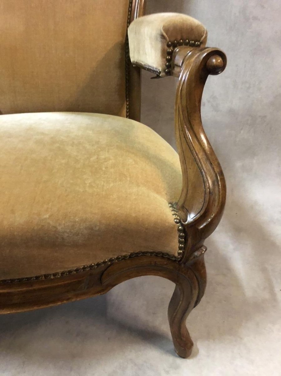 Antique Louis Philippe Voltaire Lounge Chair for sale at Pamono