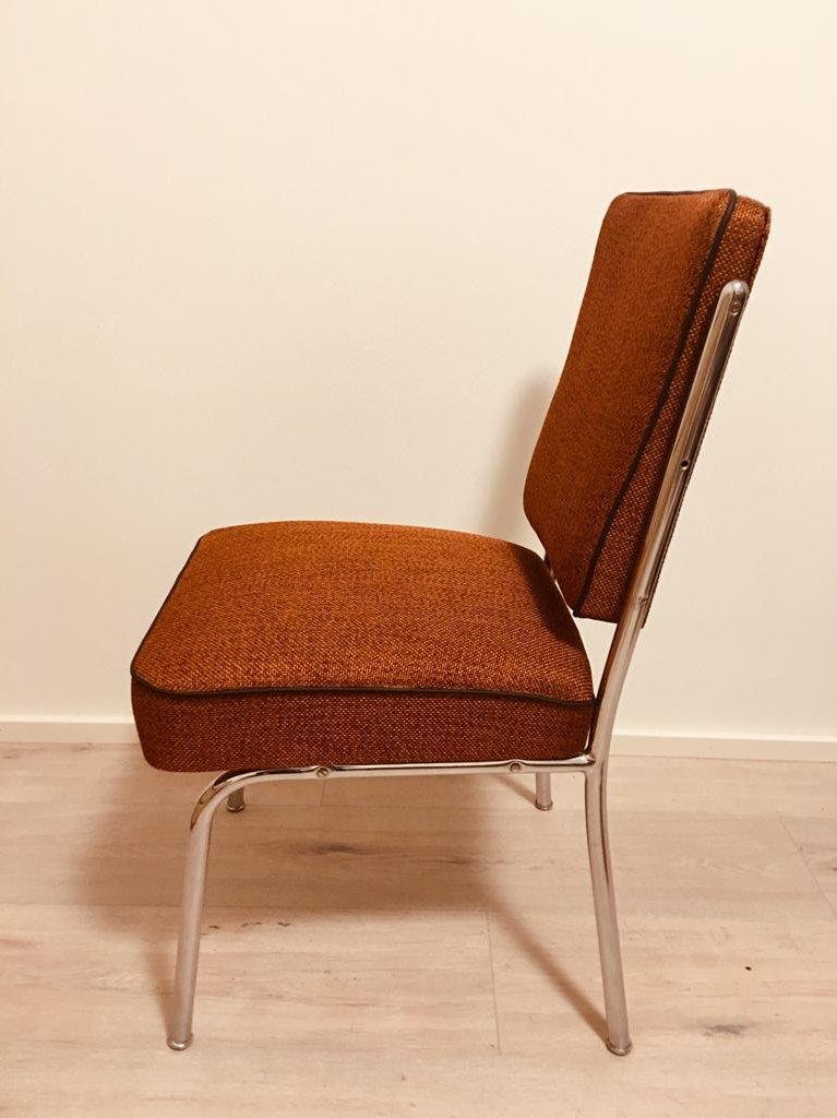 Hungarian Chrome Spring Chairs, 1963, Set of 2 for sale at Pamono