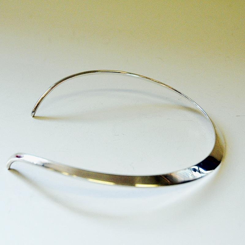Vintage Danish Sterling Silver Neck Ring by N.E. From, 1960s for sale ...