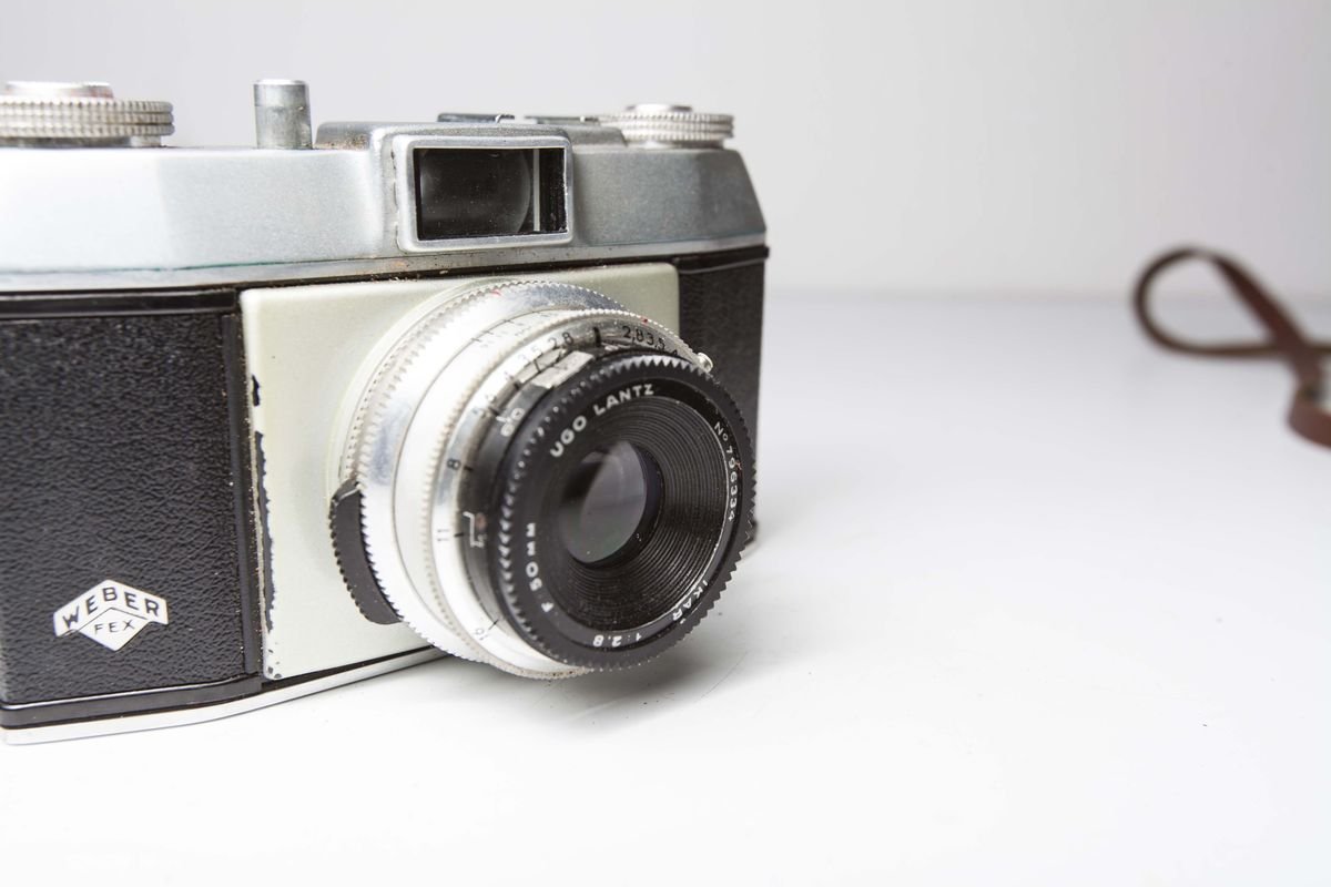 Vintage Weber Fex Camera from Ugo Lantz, 1962 for sale at Pamono