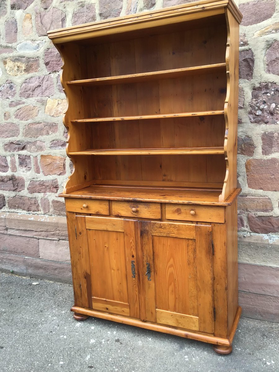 Vintage Rustic Pinewood Dresser for sale at Pamono