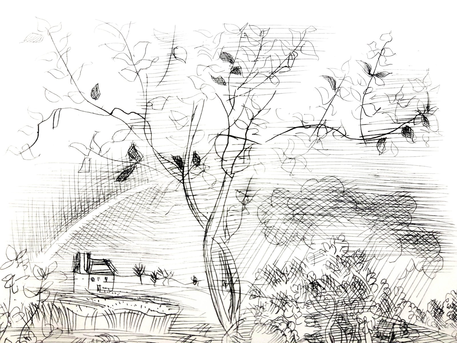 Raoul Dufy - Adam and Eve in Modernity - Original Etching 1940 for sale ...