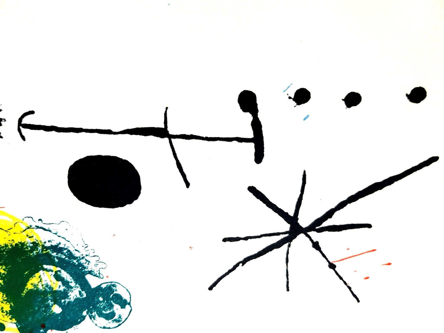 Joan Miro - Abstract Composition - Original Lithograph 1964 for sale at ... Joan Miro - Abstract Composition - Original Lithograph 1964 for sale at ...