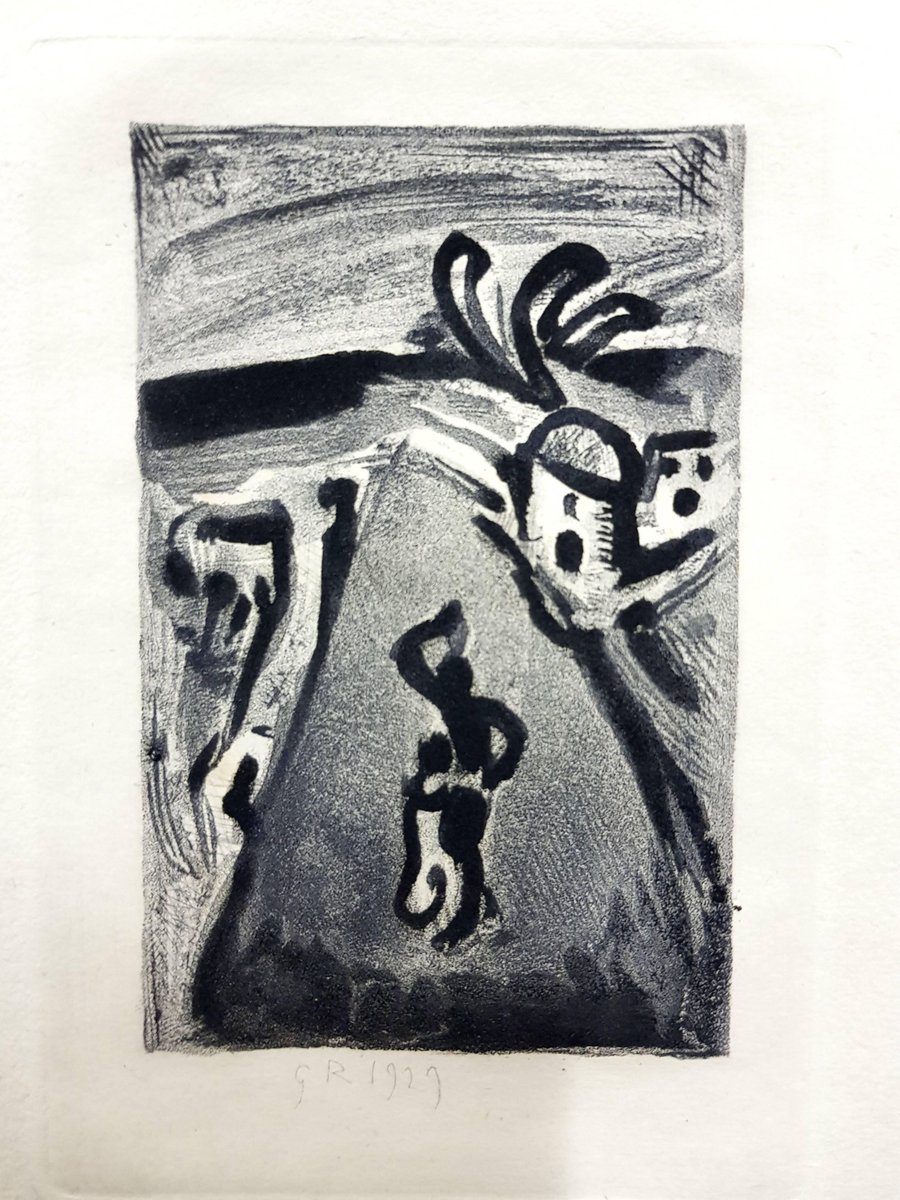 Georges Rouault - Original Engraving - Ubu the King 1929 for sale at Pamono