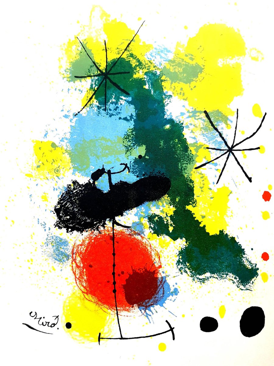Joan Miro - Original Lithograph - Frontispiece for ''Prints from ...