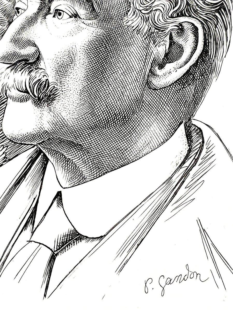 Pierre Gandon - Portrait - Original Lithograph 1956 for sale at Pamono