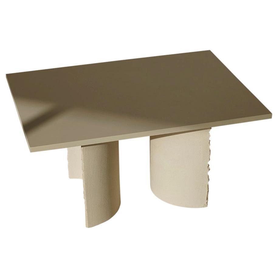 Hand-Sculpted Clay Table by Sanna Völker for sale at Pamono