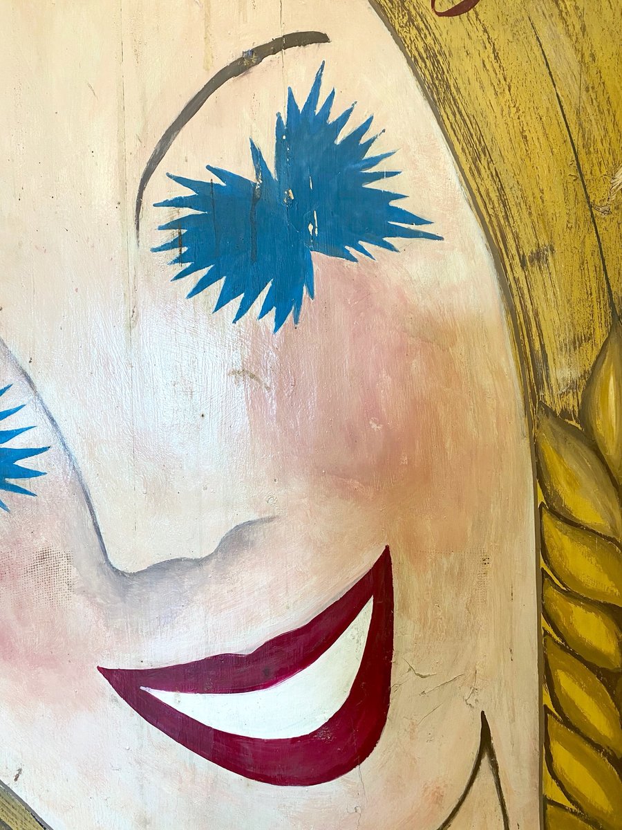 Mid-Century Advertising Sign, 1960s for sale at Pamono