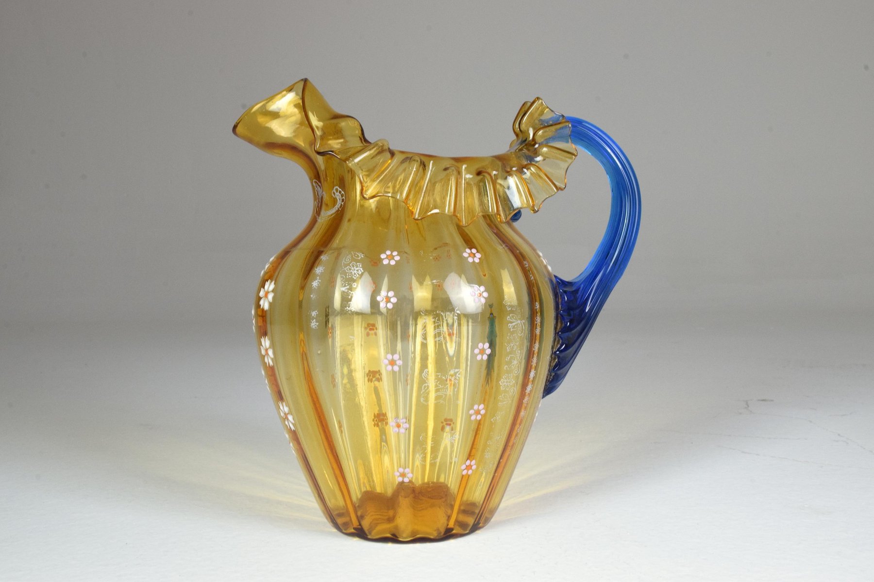 Vintage Italian Liberty Style Murano Pitcher for sale at Pamono
