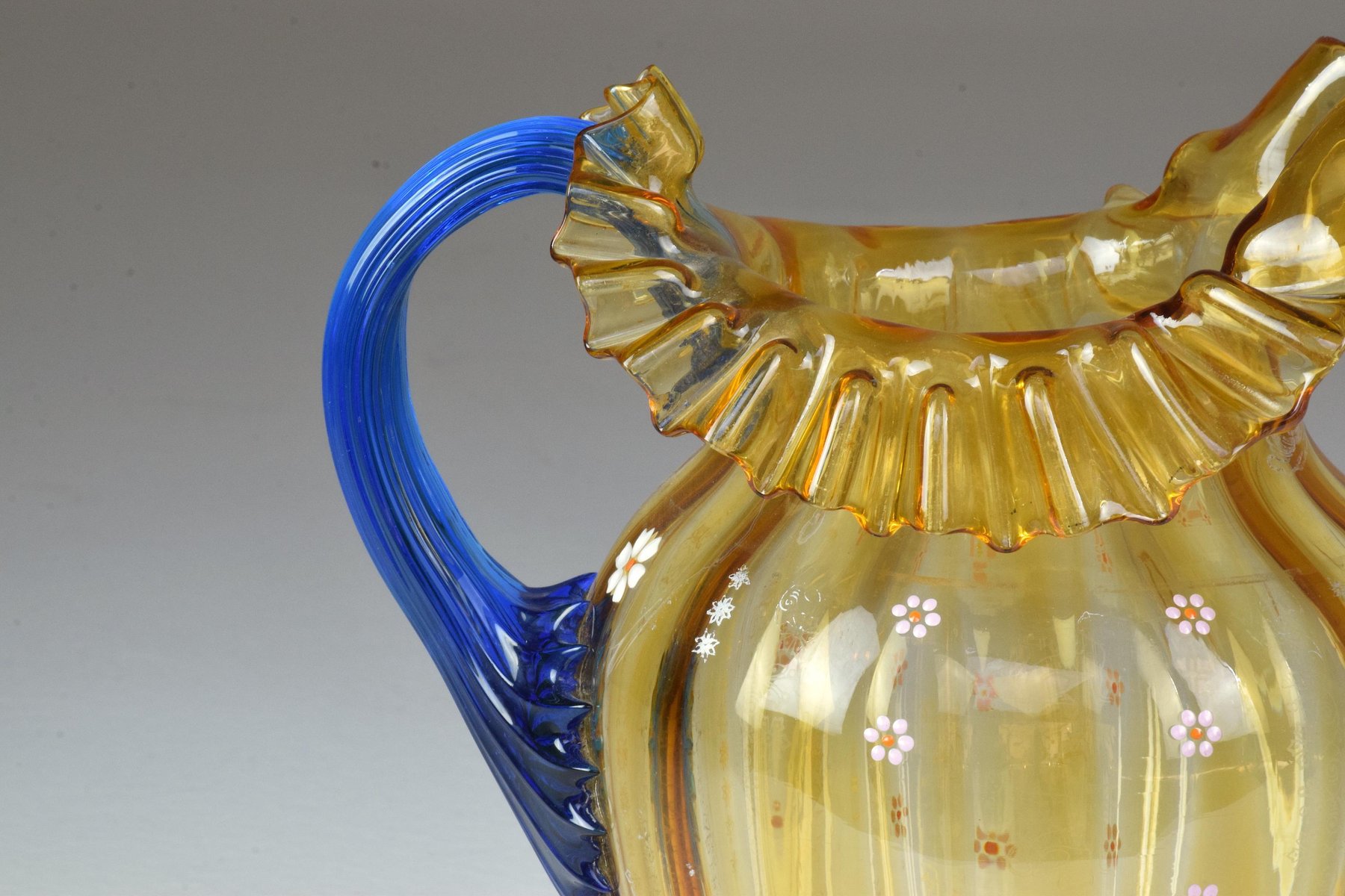 Vintage Italian Liberty Style Murano Pitcher for sale at Pamono