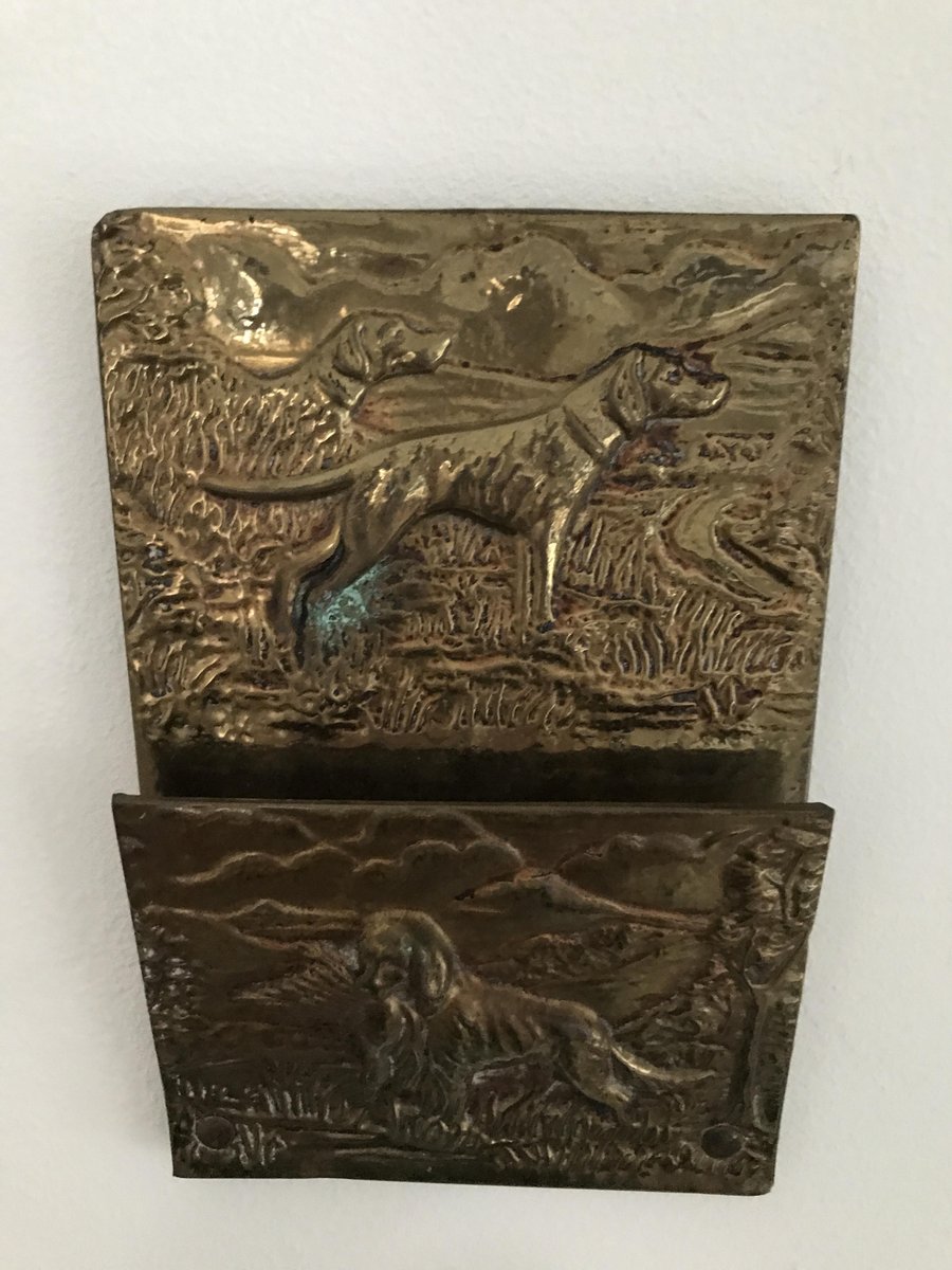 Vintage Copper Wall Letter Holder for sale at Pamono