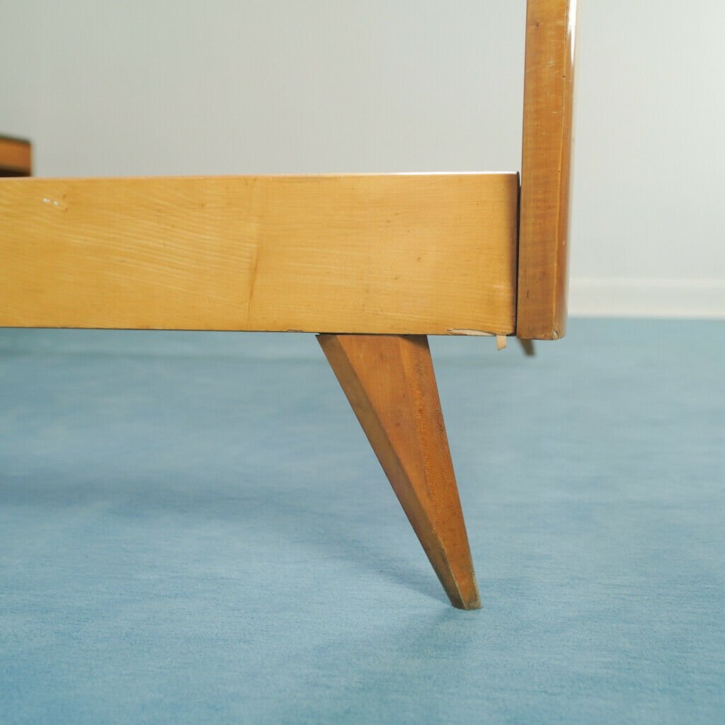 Vintage Double Bed by Vittorio & Plinio Dassi, 1950s for sale at Pamono