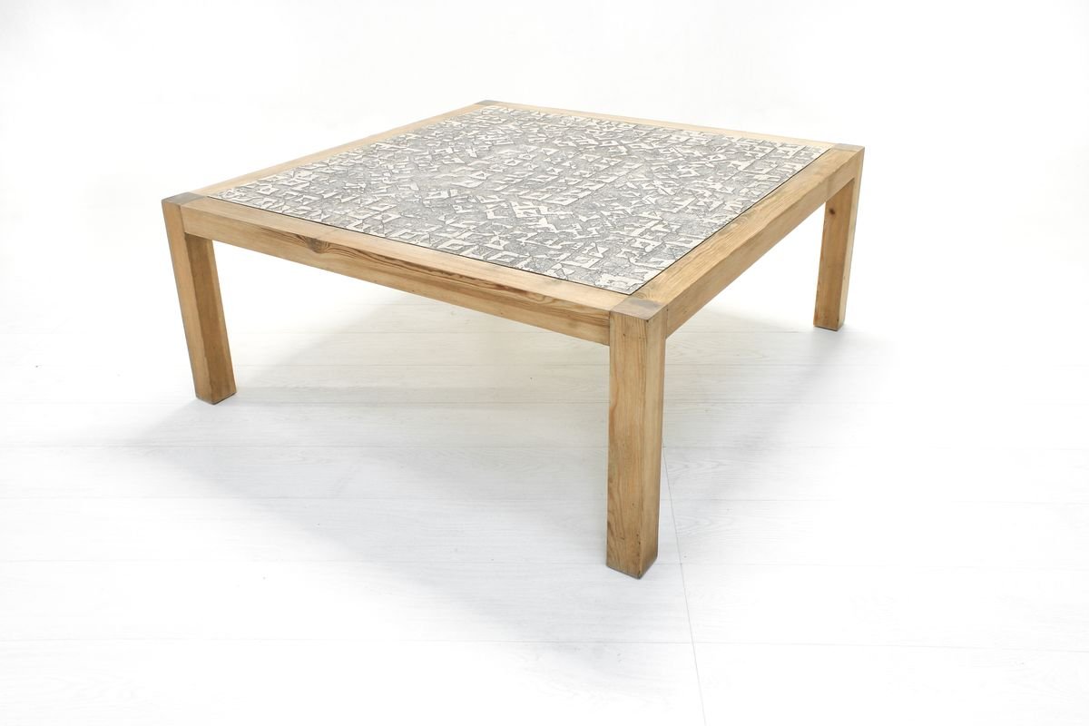 Table Basse Géométrique en Granite par Rik Vermeersch, 1980s en vente ...
