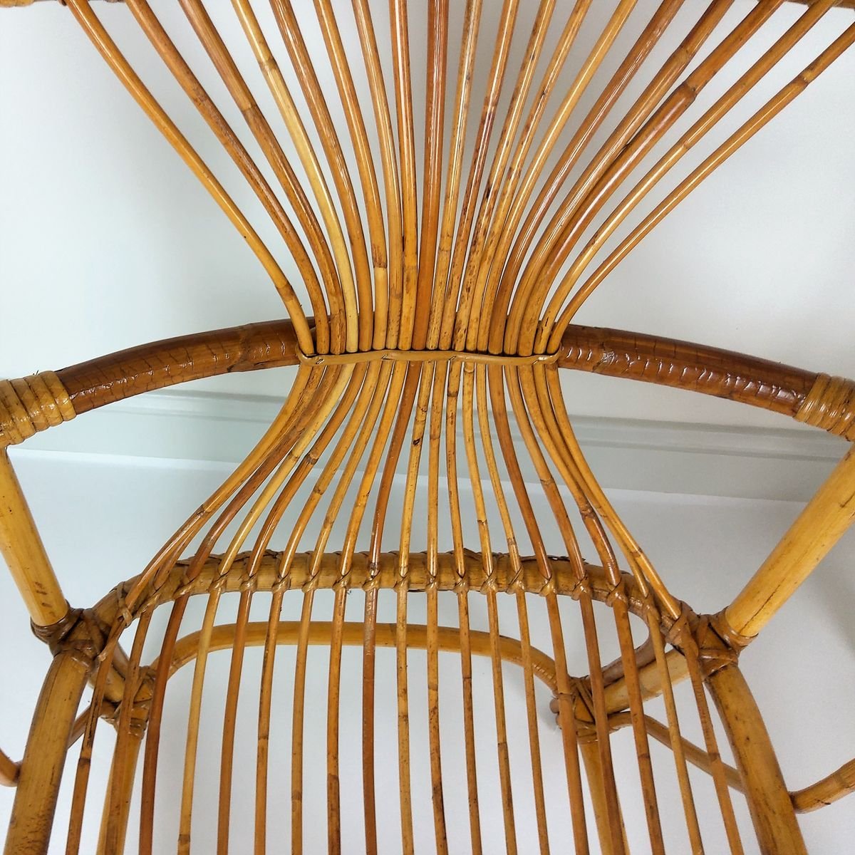 Large Vintage Bamboo & Rattan Lounge Chairs, 1960s, Set of 2 for sale ... Large Vintage Bamboo & Rattan Lounge Chairs, 1960s, Set of 2 for sale ...