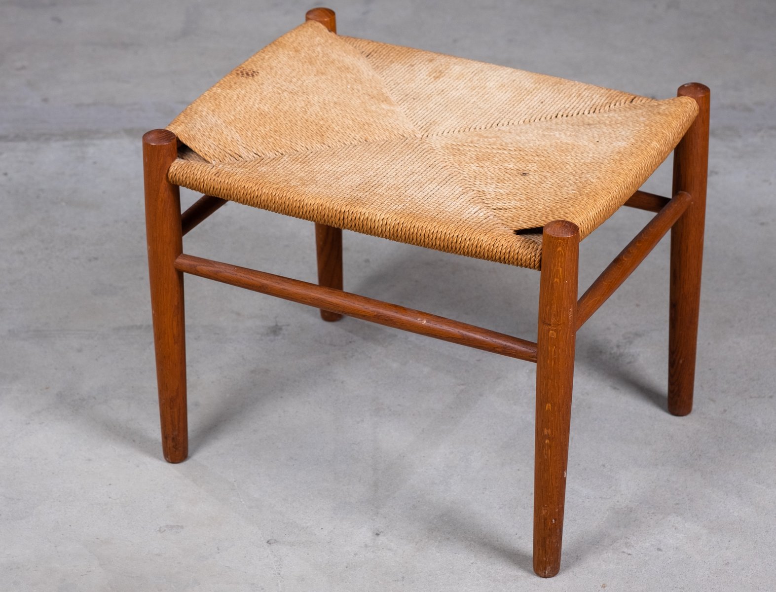 Mid-Century Danish Stool by Jørgen Bækmark for FDB, 1960s for sale at ...