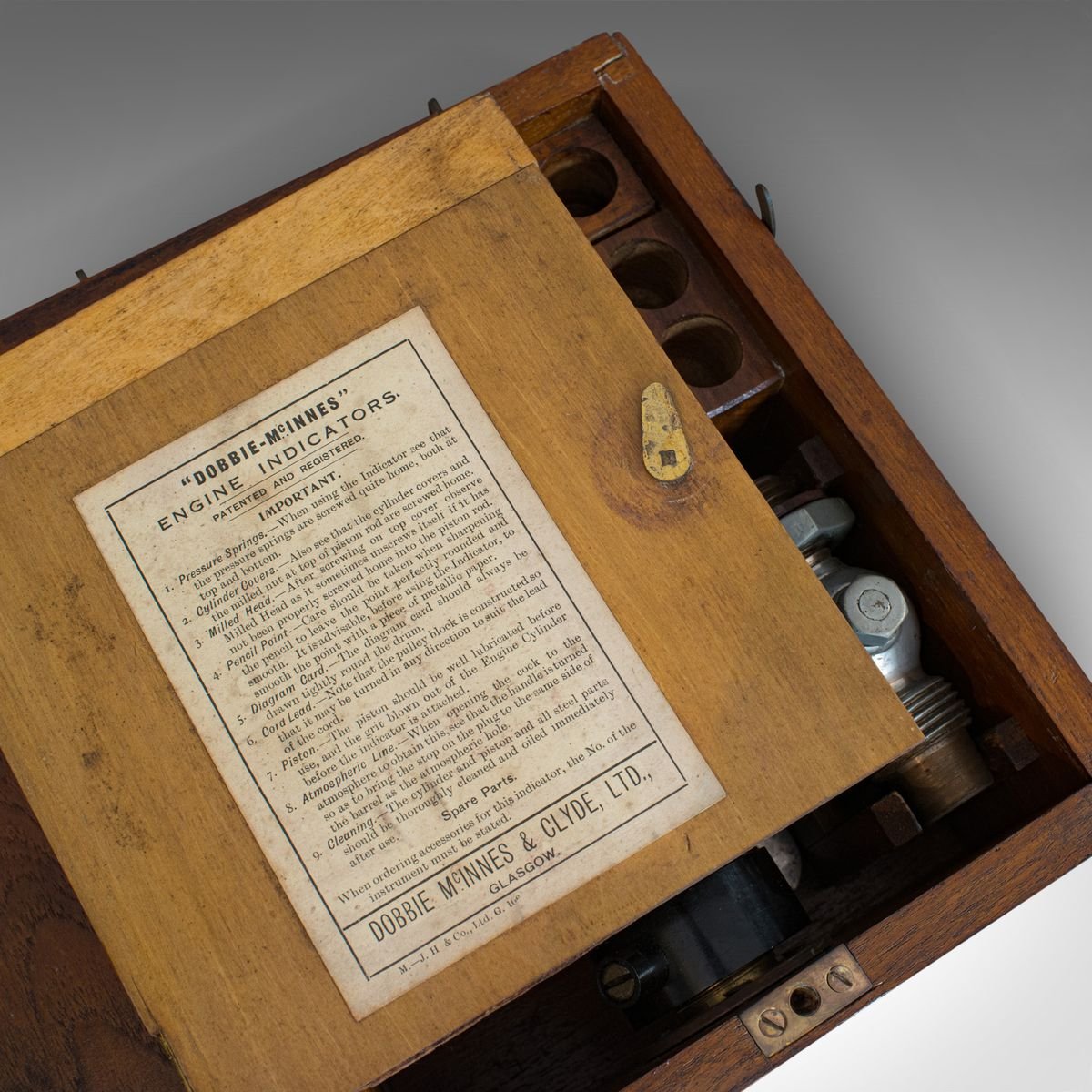 Antique Mechanical Engine Indicator from Dobbie Mcinnes, 1920s for sale ...