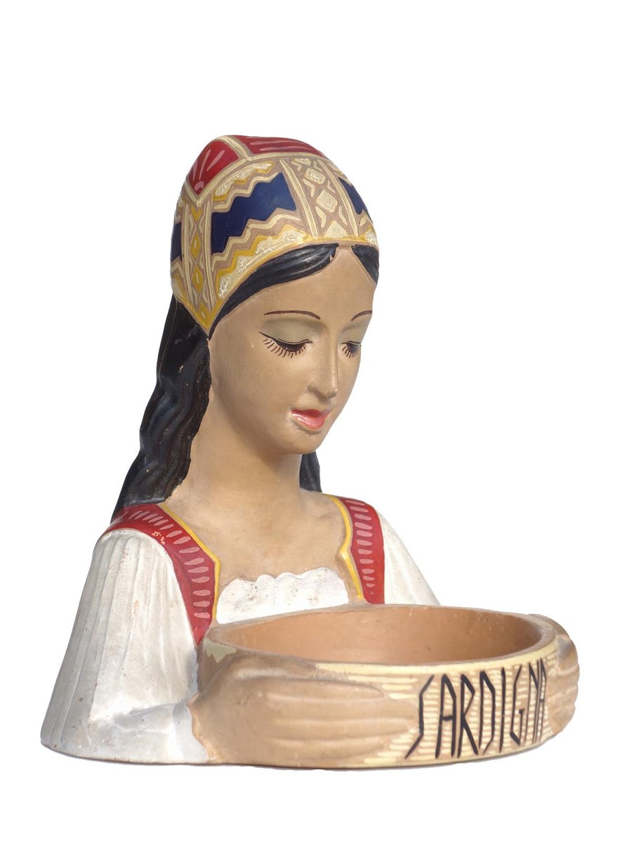 Mid-Century Ceramic Figure by Paolo Loddo, 1950s for sale at Pamono