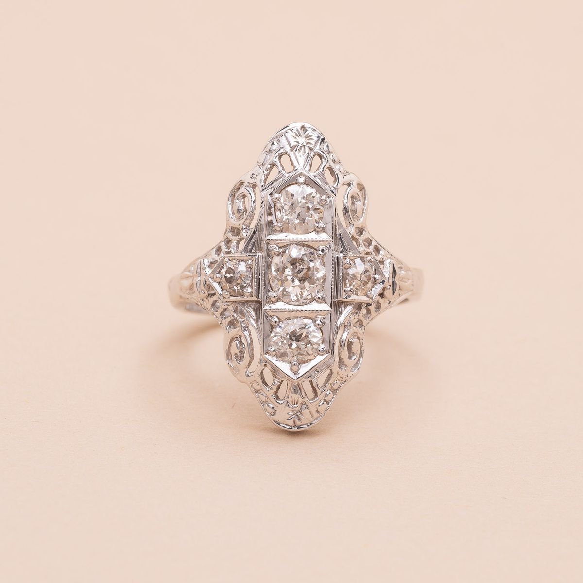 Diamond Angela Ring, 1912 for sale at Pamono