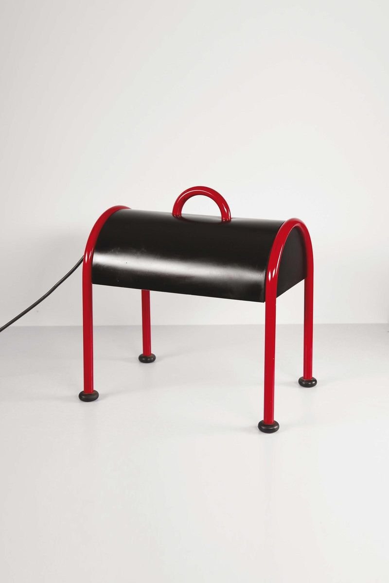 Vintage Suitcase Lamp by Ettore Sottsass, 1977 bei Pamono kaufen