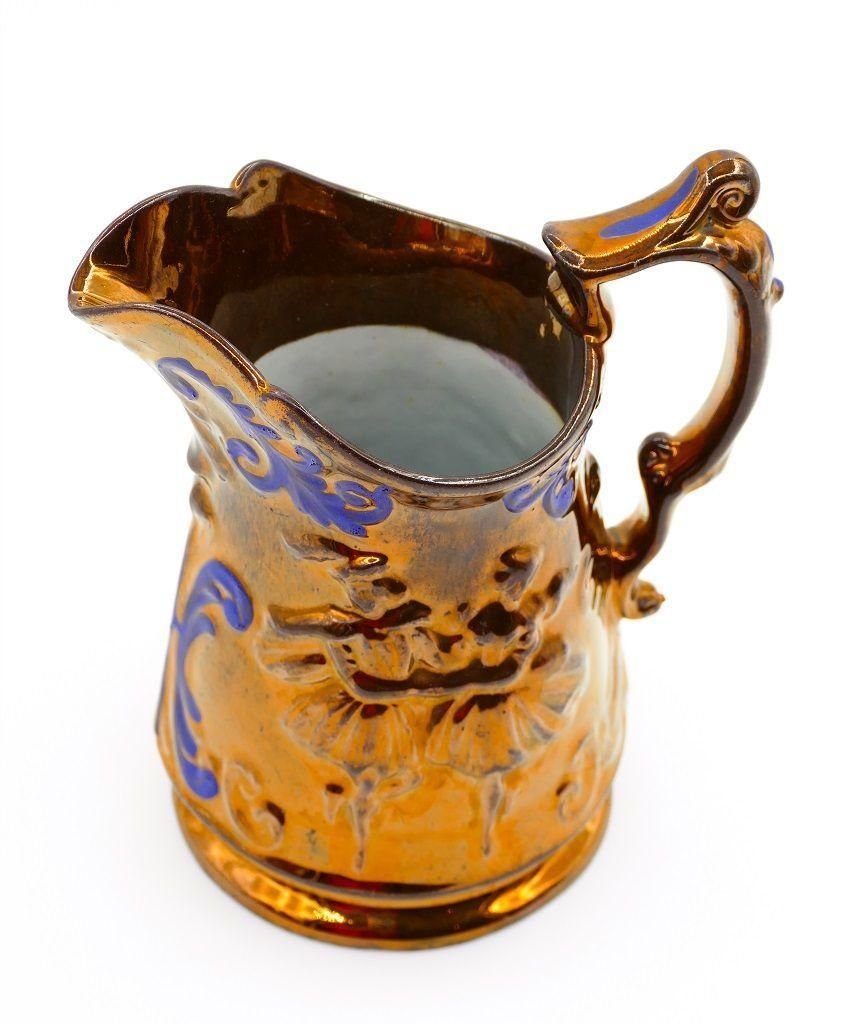 19th-Century English Gold Stone Jug for sale at Pamono