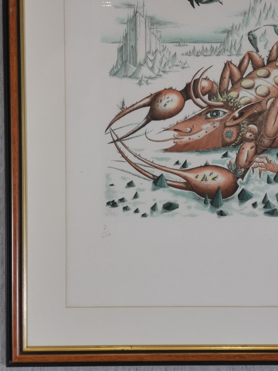 The Signs of the Zodiac the Scorpion Lithograph by Raymond Peynet for ...