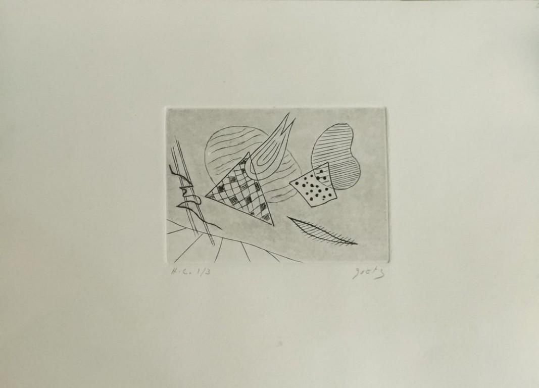 Henry Goetz, Abstract Composition, 1950, Lithograph for sale at Pamono