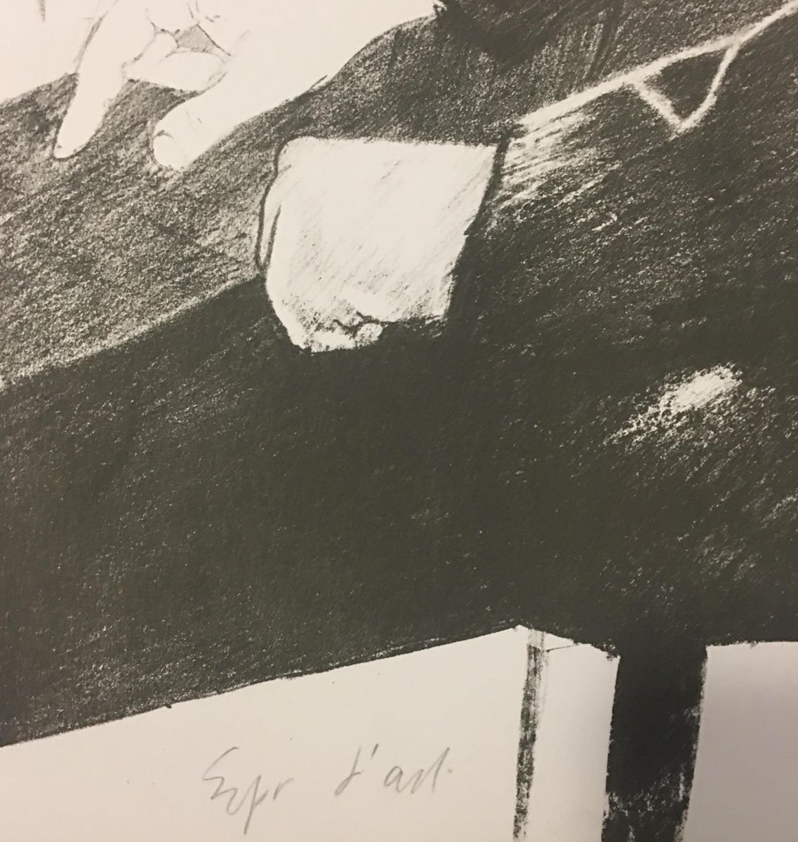 The Print Collector(Portrait of Felix Mann) - 1960s - David Hockney ...
