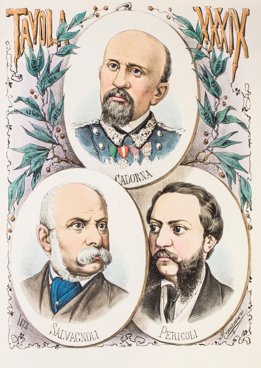 Three Politicians - Original Lithograph by A. Maganaro - 1873 1873 for ...