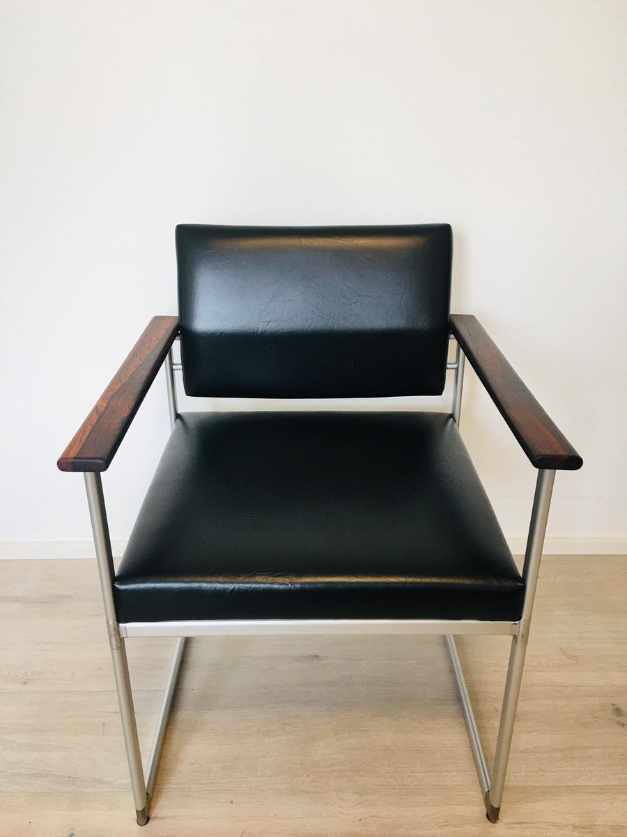 German Rosewood Lounge Chair from Lubke, 1960s for sale at Pamono