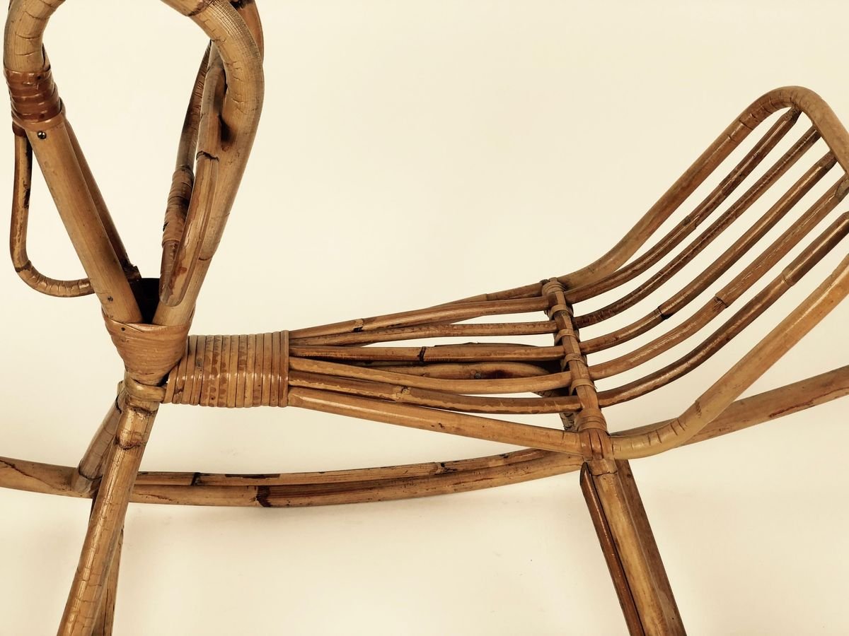 Wicker Rocking Horse, 1950s for sale at Pamono