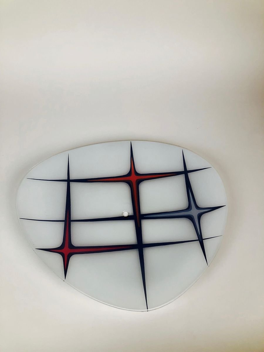 Vintage Glass Plate Wall Light from Designfornication, 1956 for sale at ...