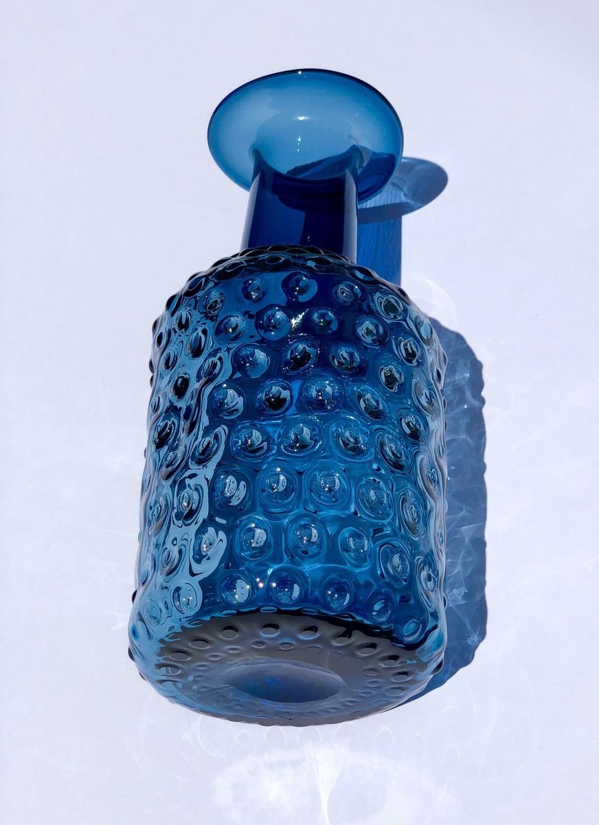 Czech Studio Glass Bottle or Vase, 2000s for sale at Pamono
