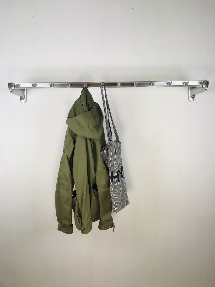 Vintage Industrial Aluminium Butcher's Meat Rack, 1960s for sale at Pamono