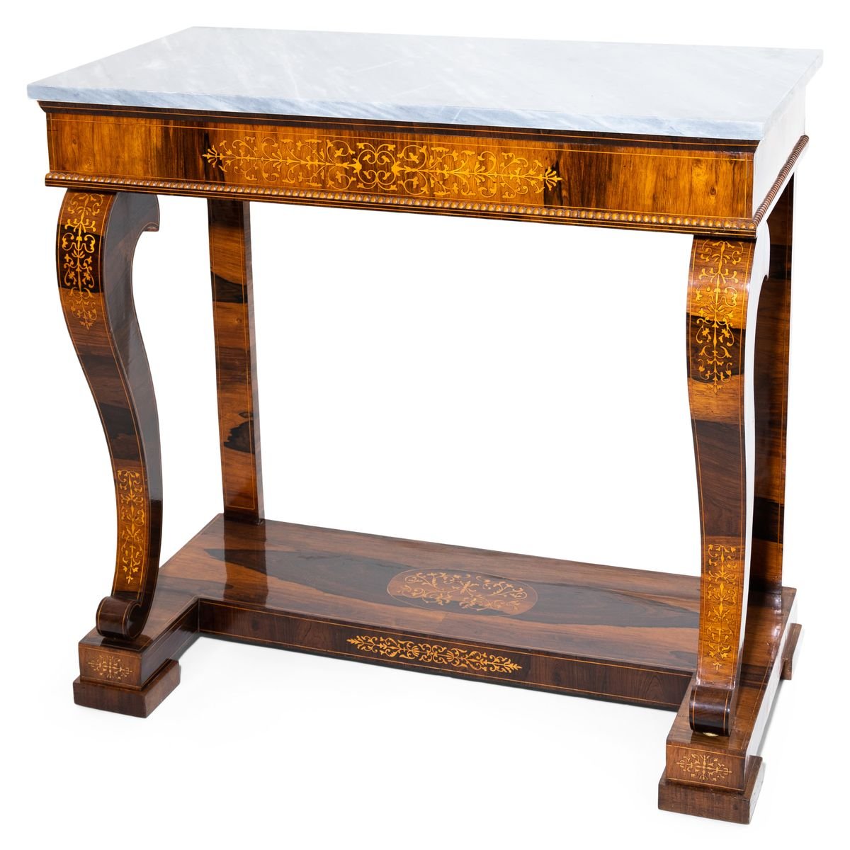 Antique Charles X Console Table for sale at Pamono