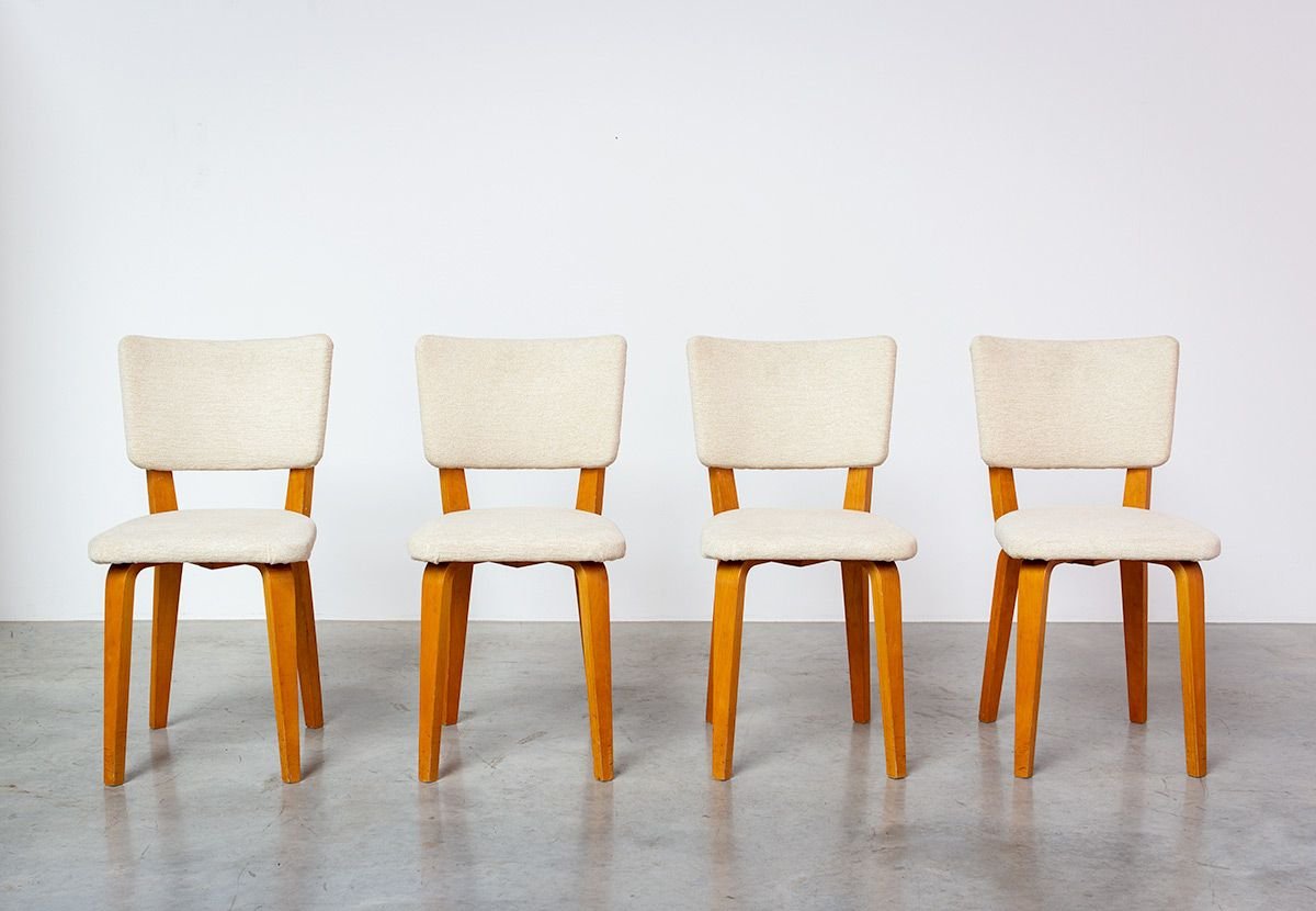 Plywood Multiplex Dining Chairs by Cor Alons & J.C. Jansen for C. de ...