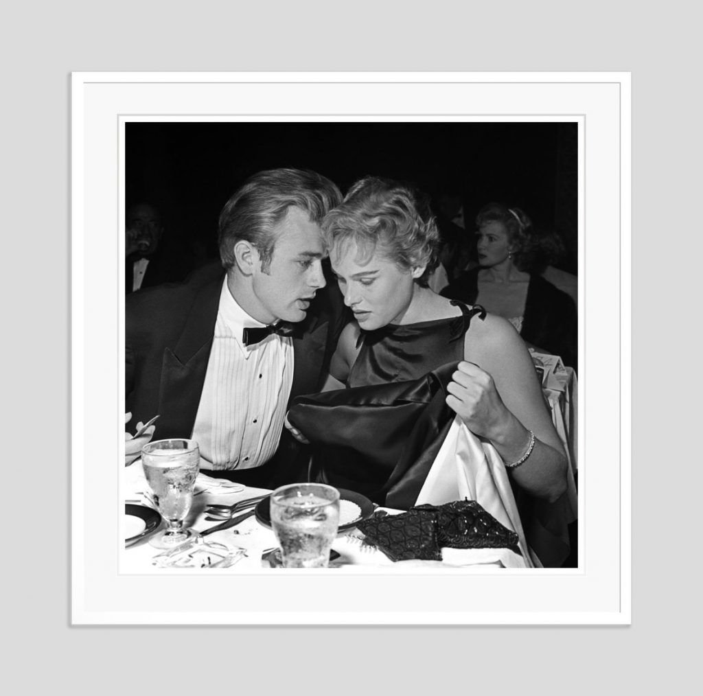 James Dean & Ursula Andress Silver Gelatin Resin Print Framed in White ...