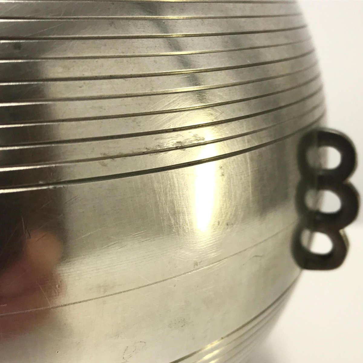 Vaso Art Deco in peltro di Sylvia Stave per CG Hallberg, Svezia, anni ...