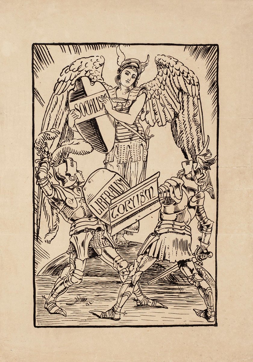 Political Satire - Original Woodcut Paper by Unknown British Artist ...
