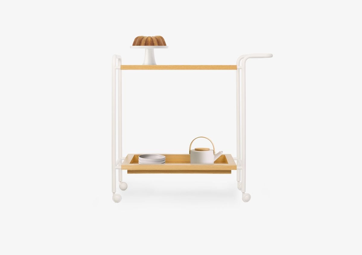 Caroline Tea Trolley by Marqqa, Set of 3 for sale at Pamono