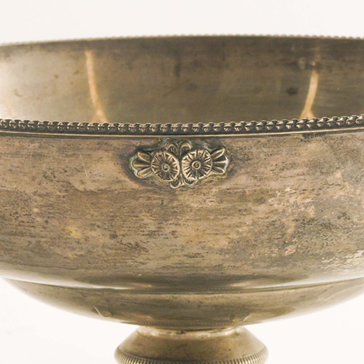 Antique Pewter & Silver Centerpiece for sale at Pamono