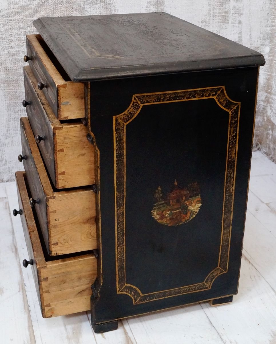 Antique Chinoiserie Chest of Drawers for sale at Pamono