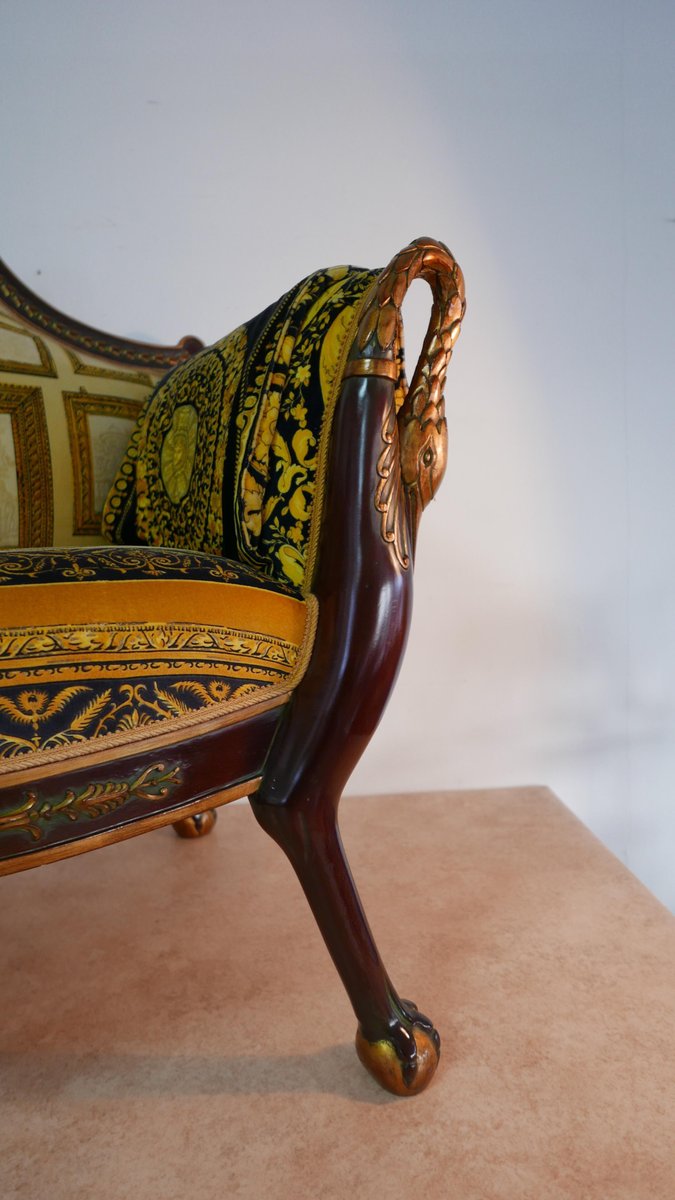 The Swan Lounge Chair by Gianni Versace for Atelier Versace, 1980s for ...