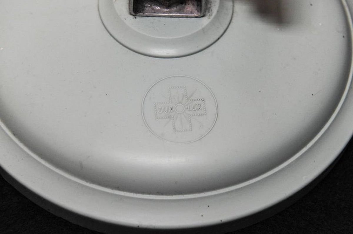 Medizinische Lampe aus Surf Blue Aluminium & Bakelit von Junolux ...