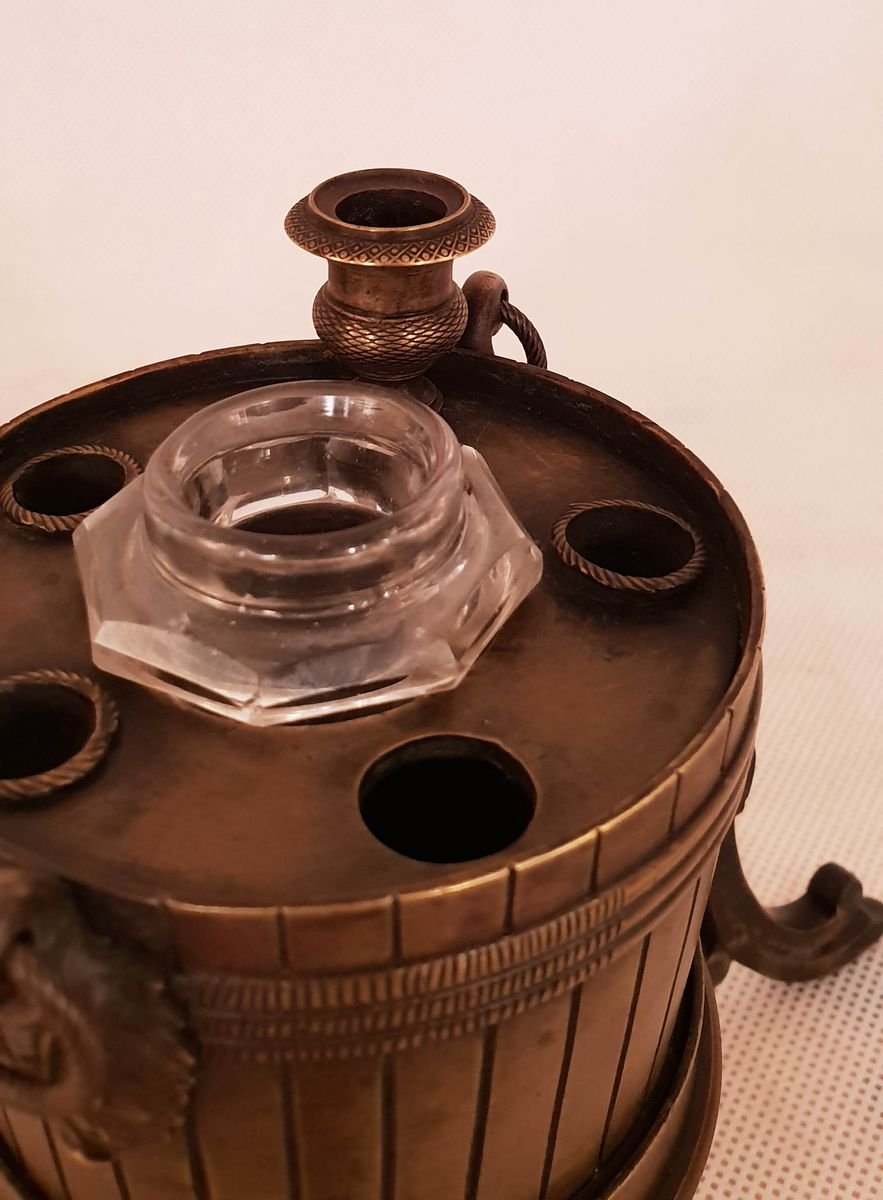 Bronze Inkwell, 1830s for sale at Pamono
