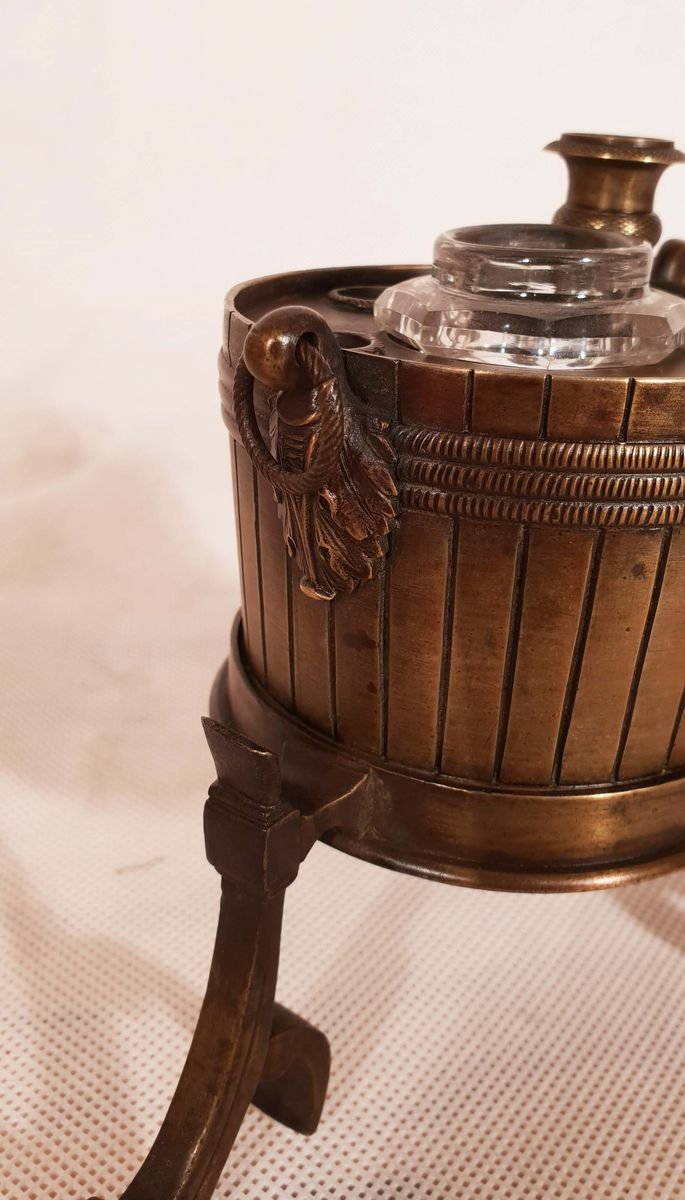 Bronze Inkwell, 1830s for sale at Pamono