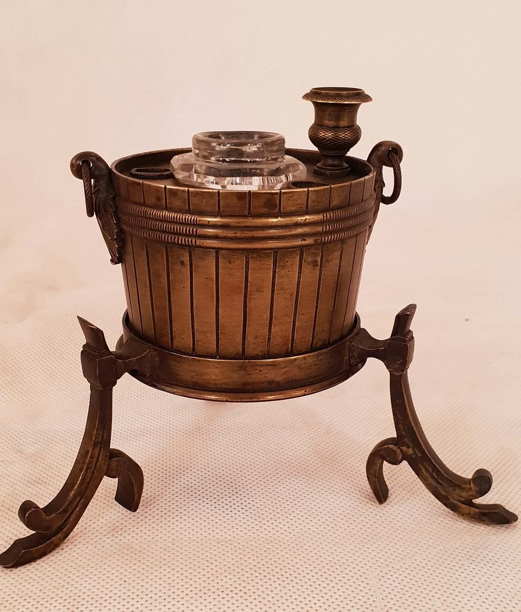 Bronze Inkwell, 1830s for sale at Pamono