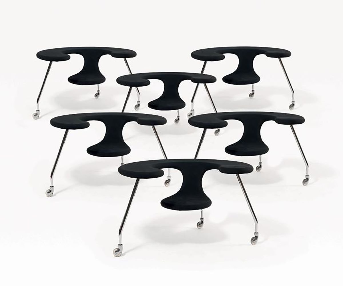 Black Easy Rider Mobile Desk by Danny Venlet for Bulo, 2009 for sale at ...